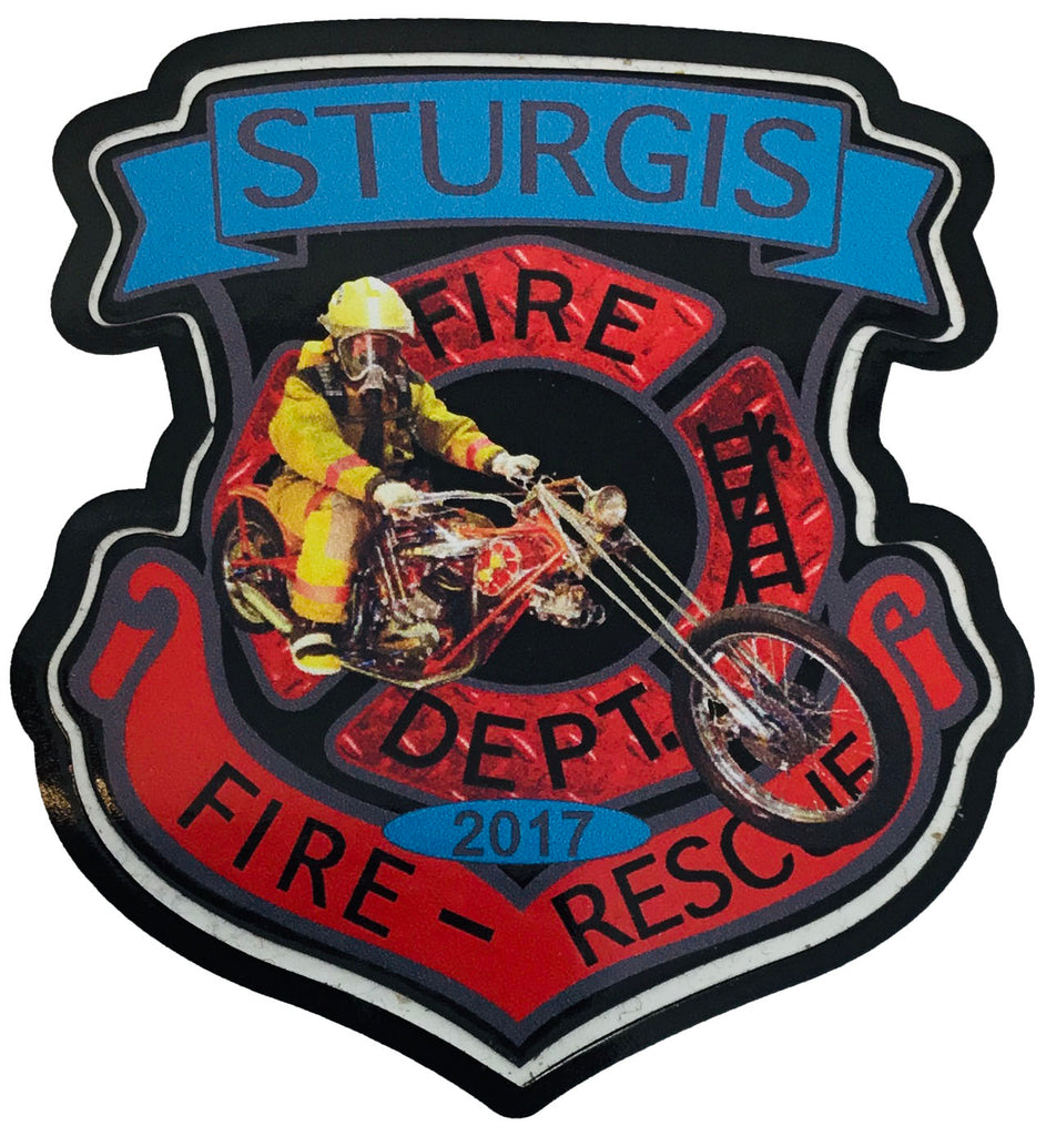 Sturgis Fire Department Sticker - 2017 – Sturgis Tees
